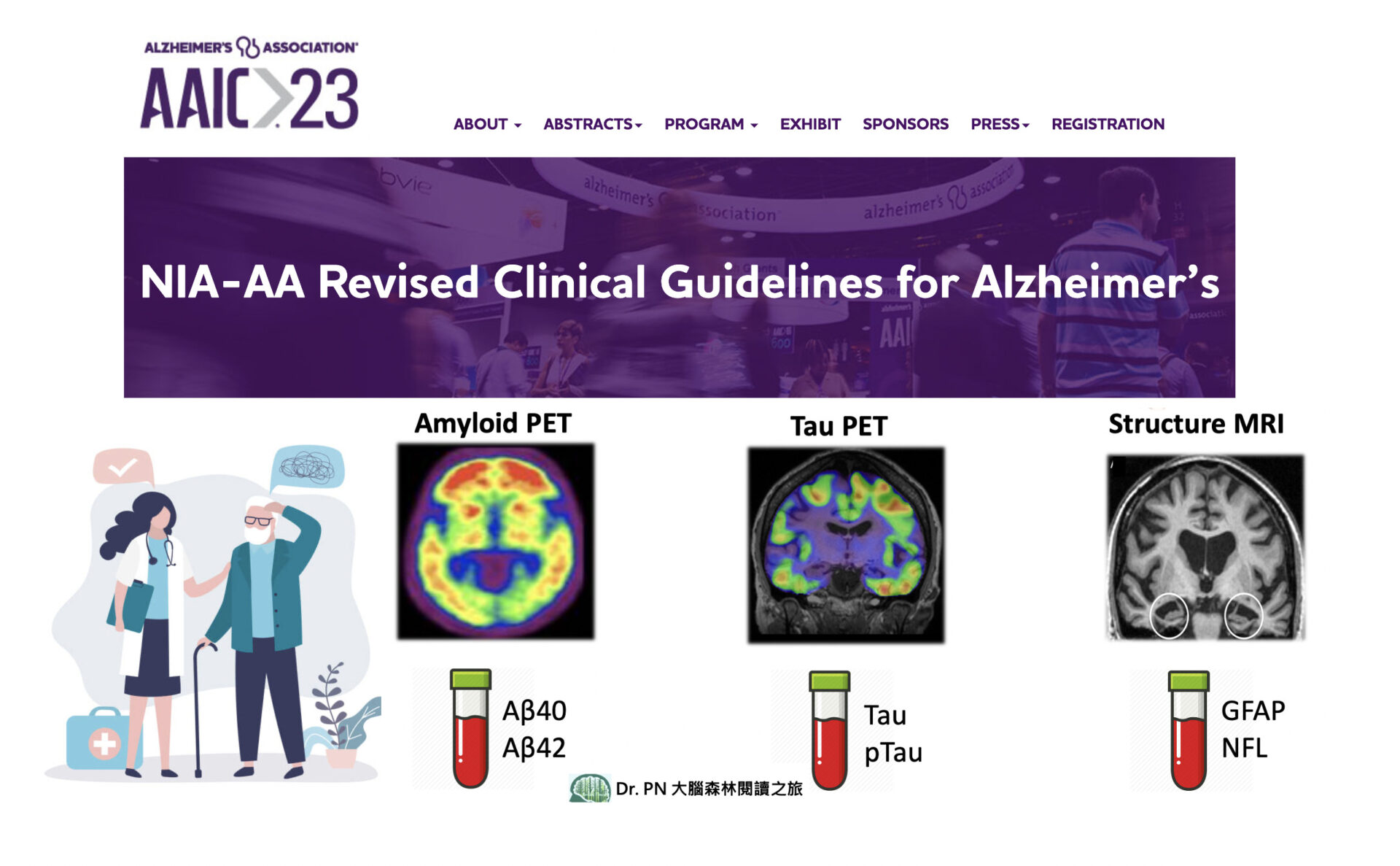 阿茲海默症診斷標準又要更新了： AAIC2023大會第一天的重大消息 - 大腦森林閱讀之旅